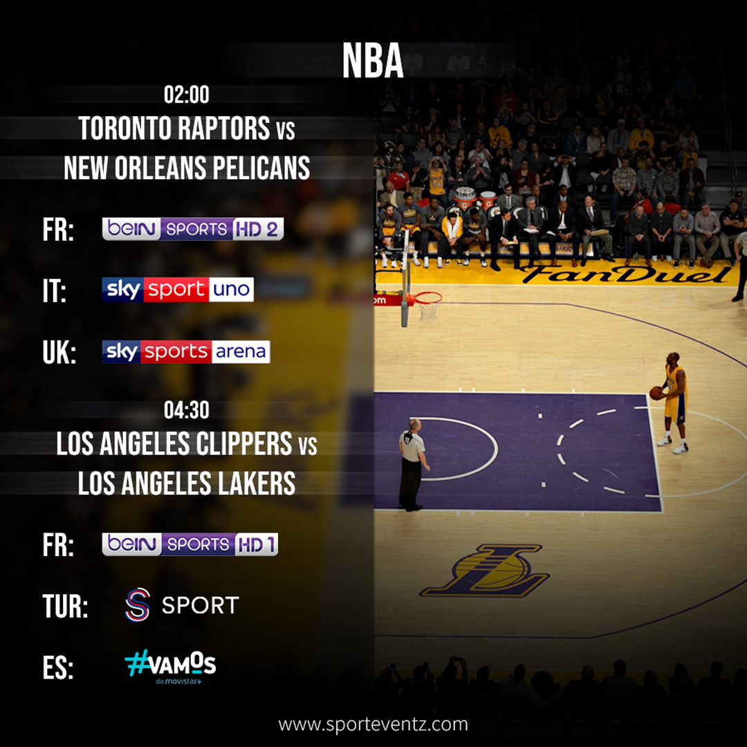 NBA – Live on SAT TV Channels - SPORTEVENTZ